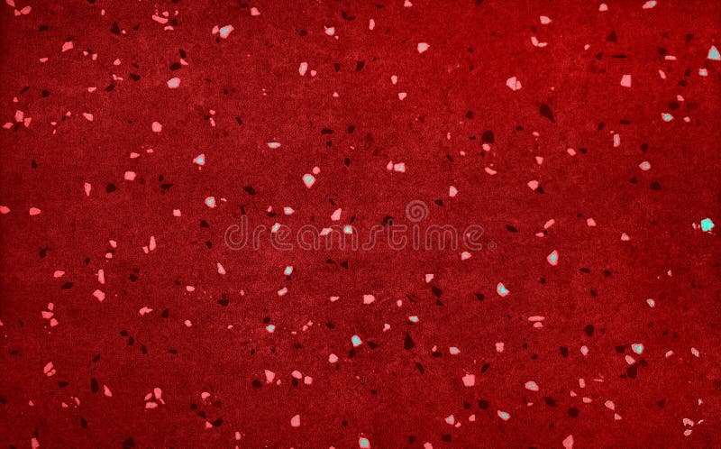 Red Terrazzo Texture with Scattered White Flecks, Suitable for ...