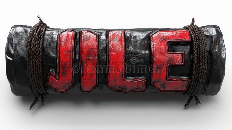 Red Text on Black Scroll stock image. Image of vintage - 387799603