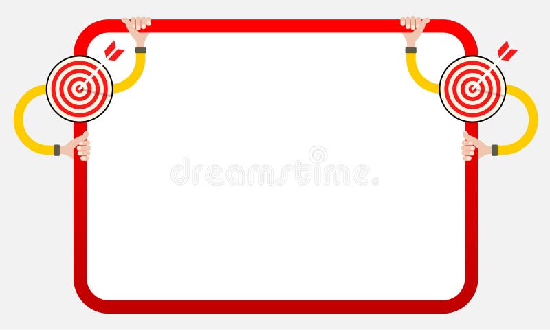 Red Text Box for Your Text. Stock Vector - Illustration of page, center ...