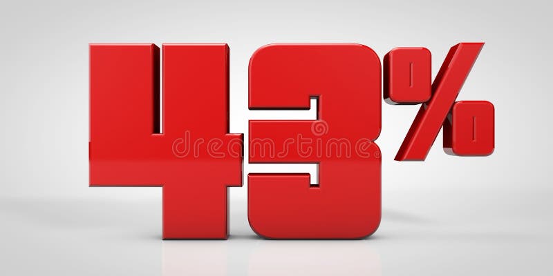 33 Red Text Isolated on White Background Stock Illustration ...