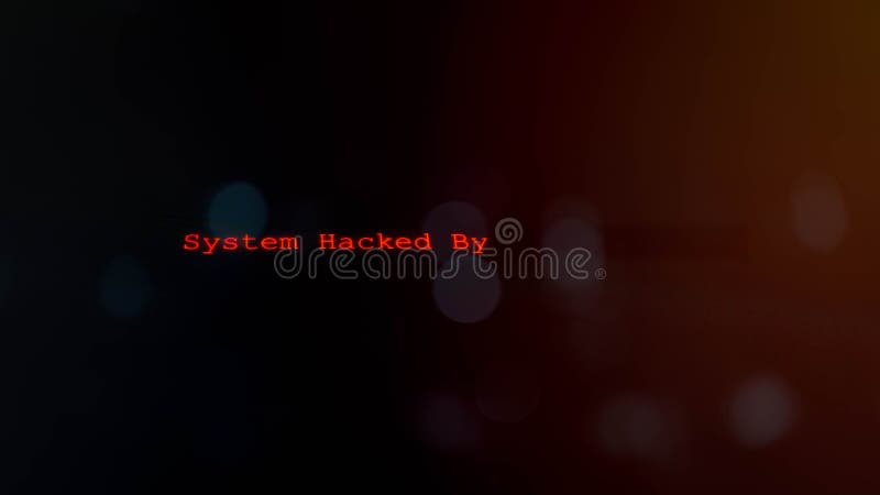 System Hacked Warning stock photo. Image of attack, cybersecurity ...