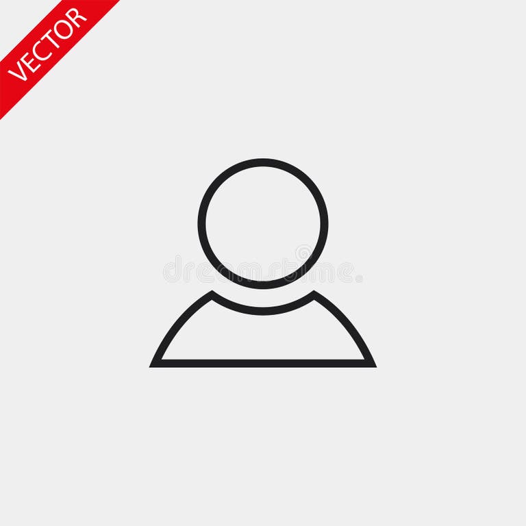 Human Vector Icon , Lorem Ipsum Flat Design Stock Illustration ...