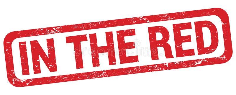 In the RED Text Written on Red Rectangle Stamp Stock Illustration ...