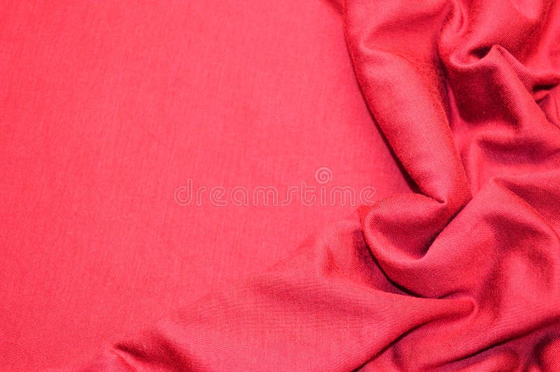 Red Textile Pattern As a Background. Red Material Texture on Fabric ...