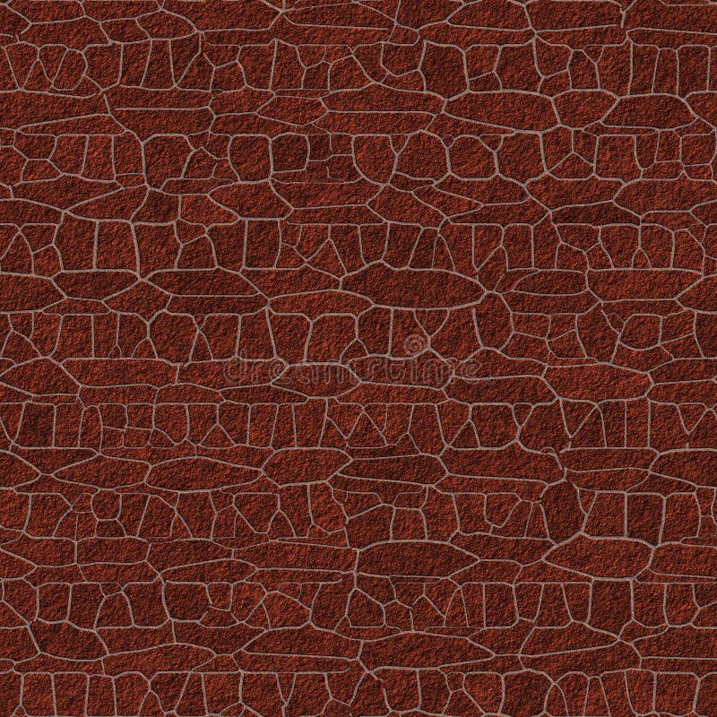 Texture Of Red Tile, Seamless Background. Stock Illustration ...