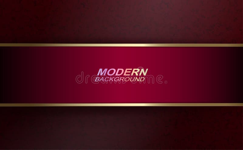 Red Texture Design with Gradient, Frame with a Border of Gold Color ...