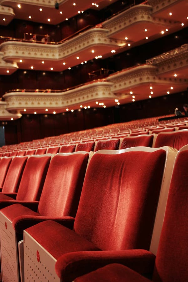 Red theater stock photo. Image of show, auditorium, drama - 3304718
