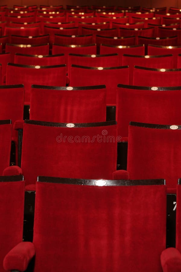 Red Theatre stock photo. Image of office, entertainment - 165946