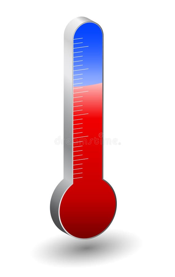 Thermometer stock vector. Illustration of celsius, illness - 19050310
