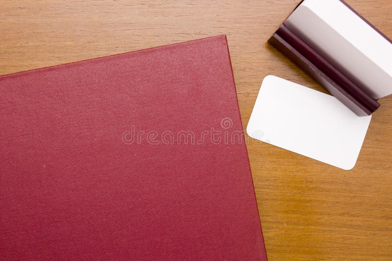 Red thick book stock image. Image of front, bookmark - 58925909