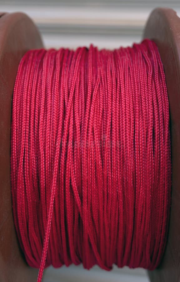 Red thick rope stock photo. Image of pattern, knot, furniture - 231161258