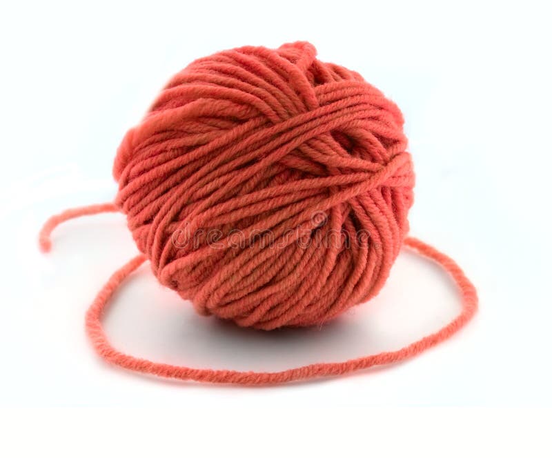 Red Yarn stock photo. Image of creative, tangled, roll - 12816648