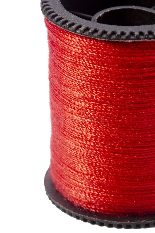 Red Thread stock photo. Image of knitting, bobbin, craft - 22421366