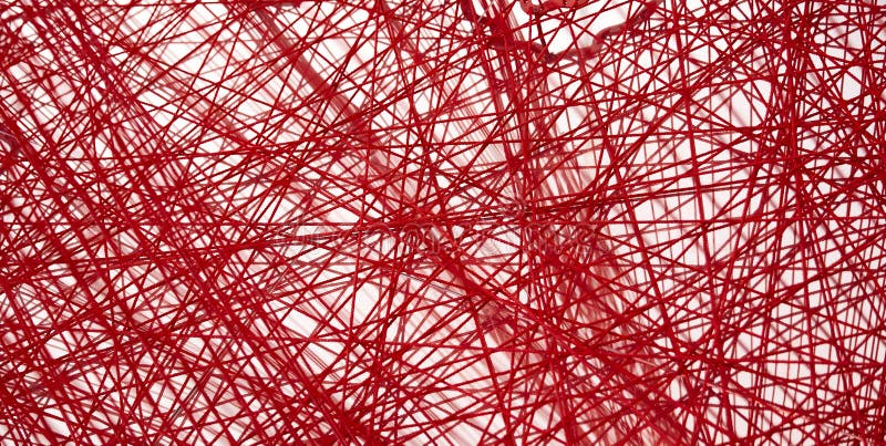 Abstract Red Thread Texture Irregular Lines Stock Illustrations – 14 ...
