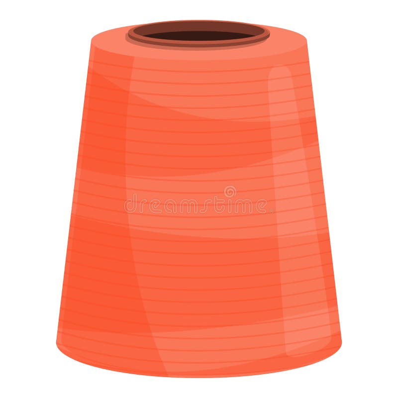 Red Thread Bobine Icon, Cartoon Style Stock Vector - Illustration of ...