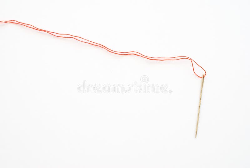 Red thread stock image. Image of clothes, fashion, industry - 38438025