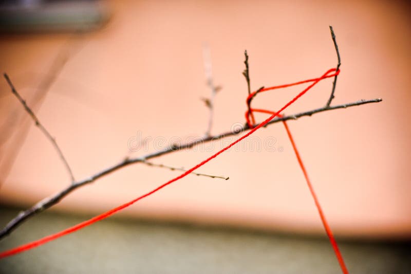 Red Thread Pulled Tree Stock Photos - Free & Royalty-Free Stock Photos ...
