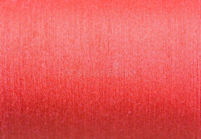Red thread roll stock image. Image of woven, tailor, object - 76407501
