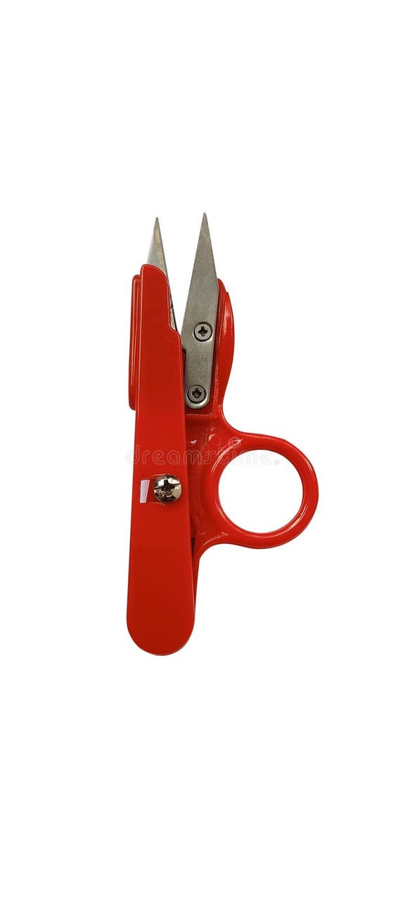 Red Thread Snips, the Ultimate Tool for Tailoring and Embroidery Stock ...