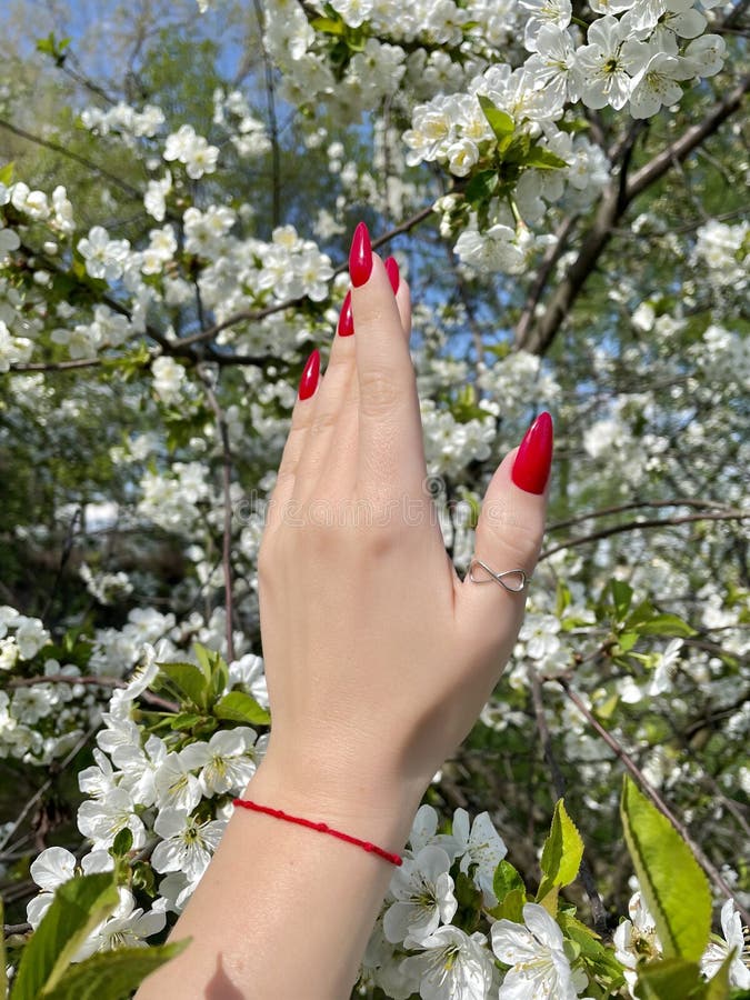 Red Thread Talisman, Power of Faith Stock Image - Image of human ...