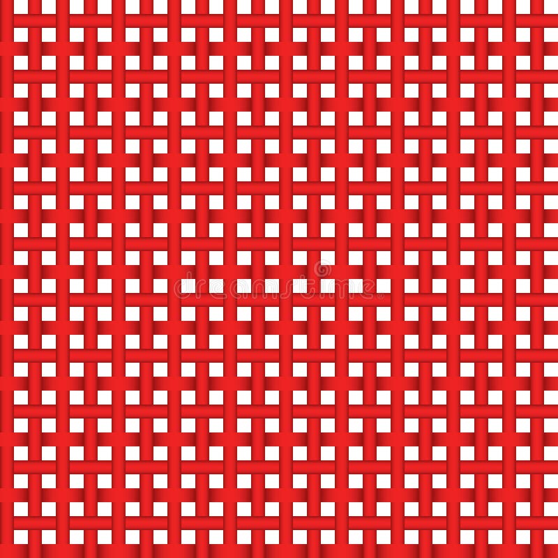 Red Thread Under a Microscope Pattern Stock Illustration - Illustration ...