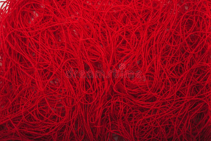 Red Threads on White Background Stock Image - Image of colorful ...