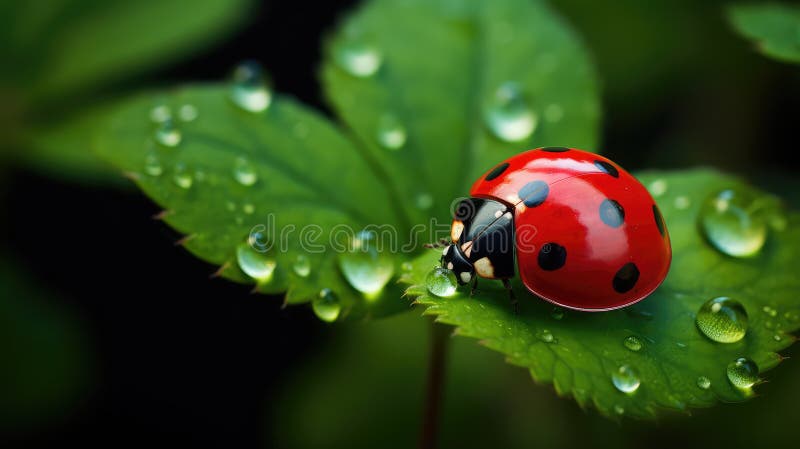 Red three leaf clover stock illustration. Illustration of natural ...