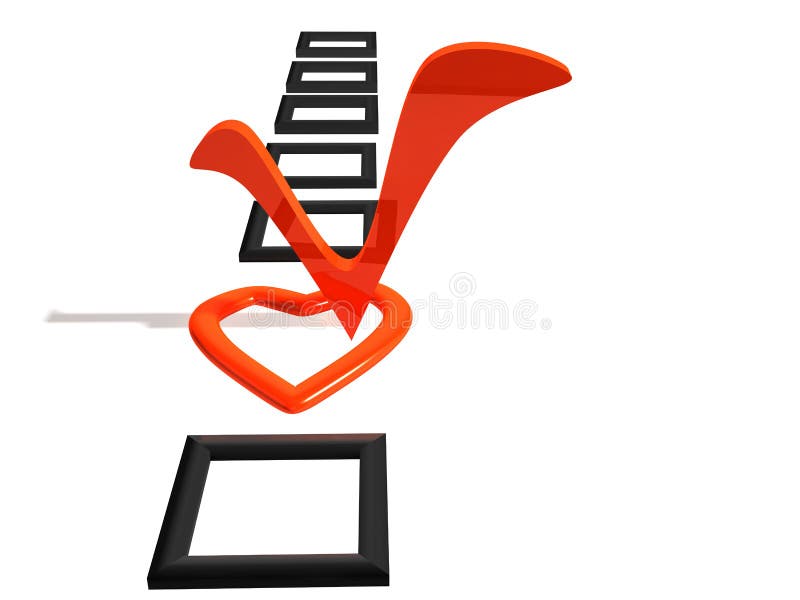 Checklist Tick Symbol stock illustration. Illustration of symbol - 12803685