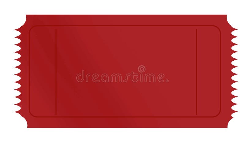 Red ticket stock illustration. Illustration of selling - 7714847