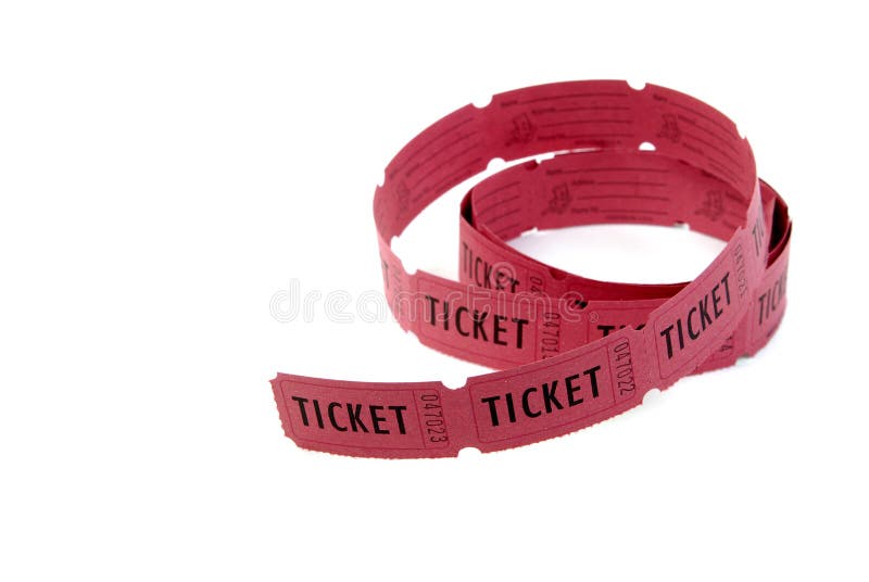 Red Tickets stock image. Image of event, admit, entertain - 12985095