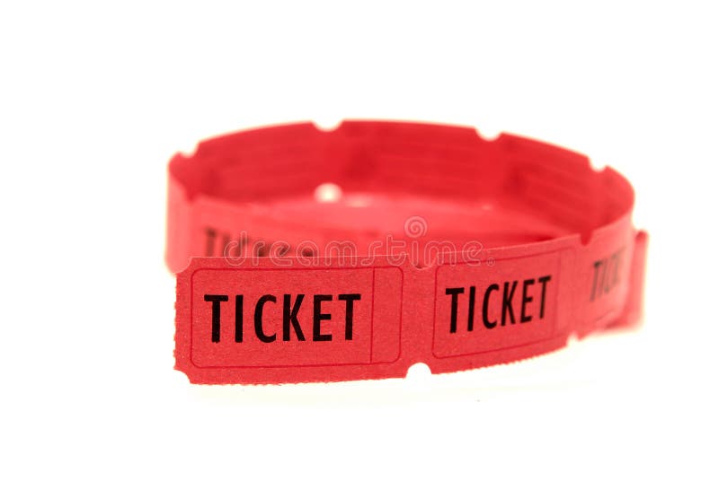 Red Tickets stock photo. Image of individual, tickets - 13089504