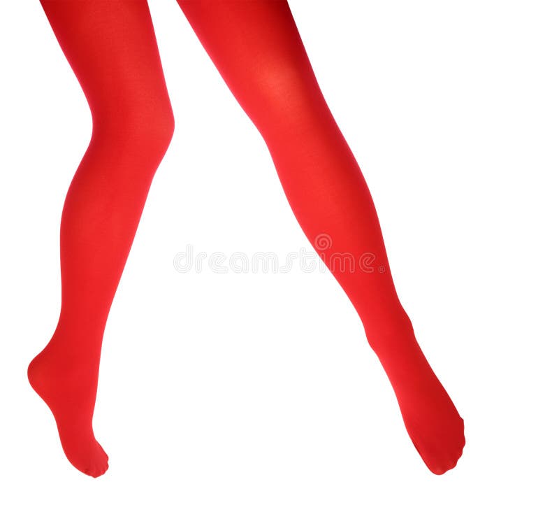 Red tights stock photo. Image of panties, hosiery, pair - 45727090