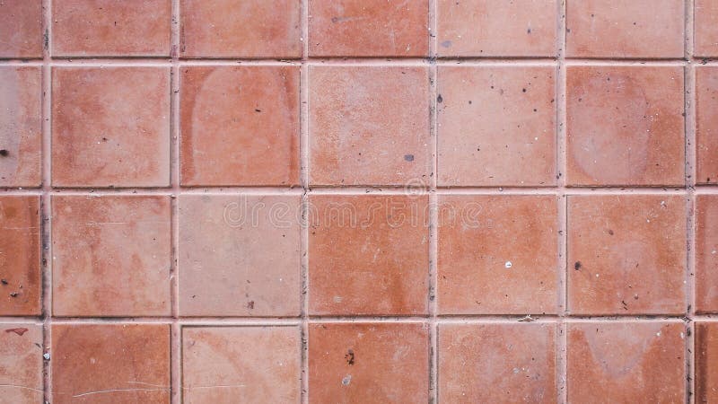 Red tile background stock image. Image of concrete, interior - 61379101