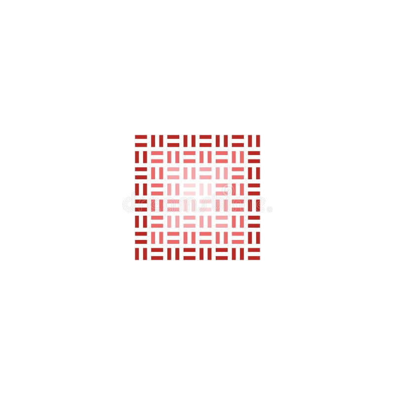 Red Tile Square Icon Logo Vector Stock Vector - Illustration of icon ...