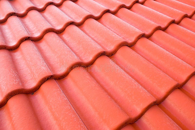 Red tiled pattern stock photo. Image of house, background - 1959016