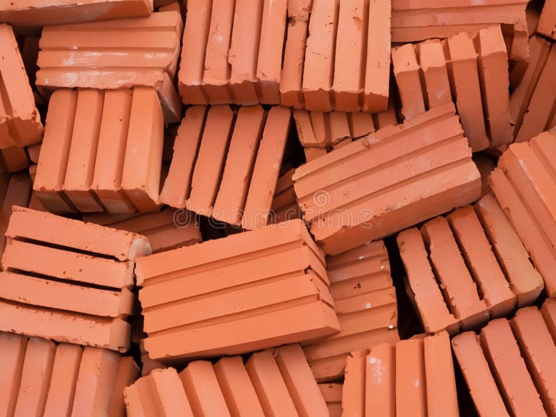 Red Tiles in Construction Site Stock Illustration - Illustration of ...