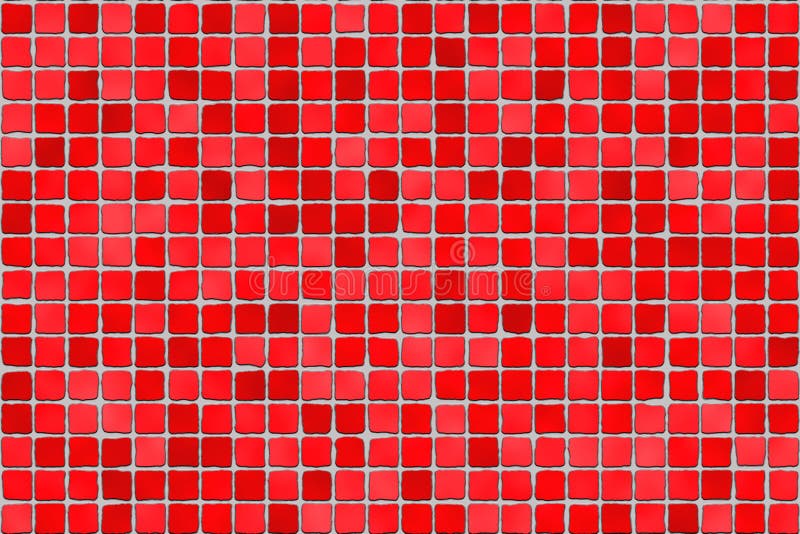 Red mosaic stock image. Image of small, rock, artistic - 14580117