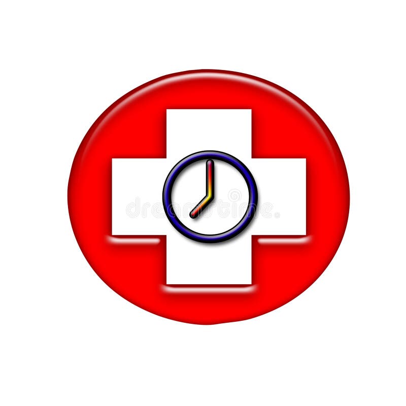 Red time stock illustration. Illustration of orange, time - 2810788
