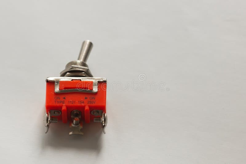 214 Red Toggle Switch Isolated White Background Stock Photos - Free ...