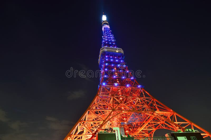 Tokyo Tower Japan editorial image. Image of asia, lamp - 14929745