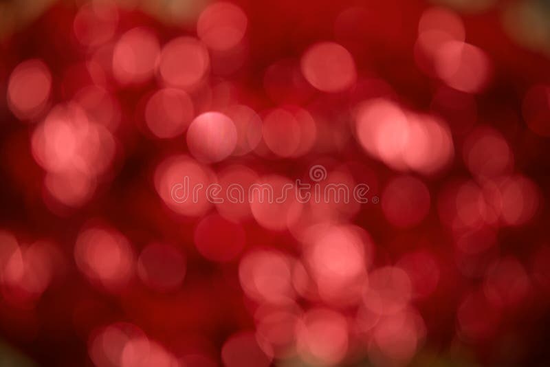 Red Tone Blur Bokeh Light. Defocused Background Stock Image - Image of ...