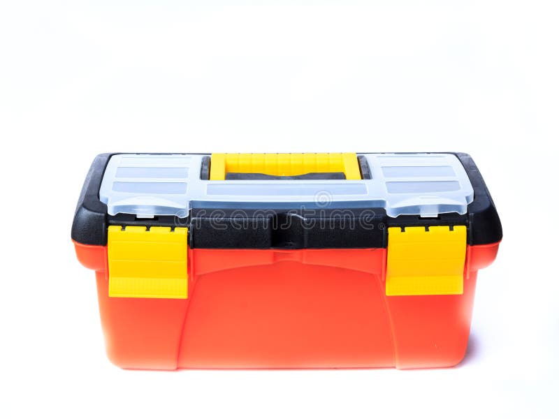 Red tool box stock photo. Image of manual, steel, labor - 33139728