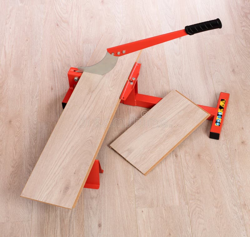 Red Tool for Cutting Laminate Stock Photo - Image of carpentry, laying ...