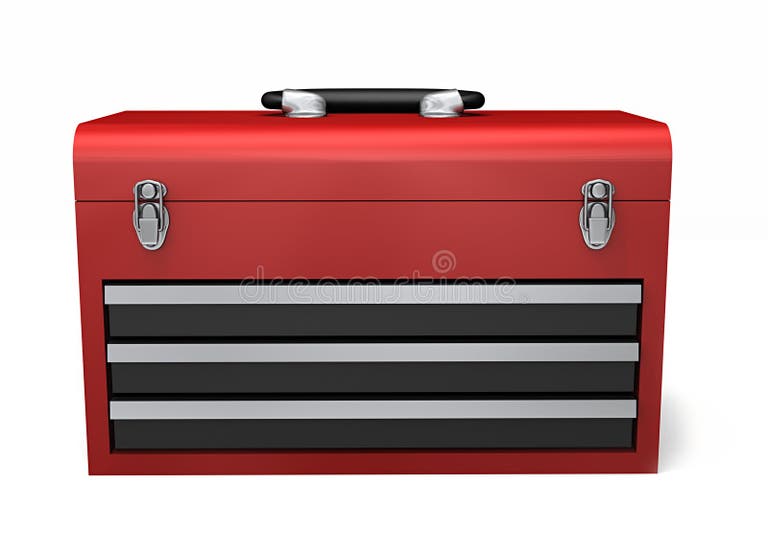 Red Portable Toolbox Stock Illustrations – 159 Red Portable Toolbox ...