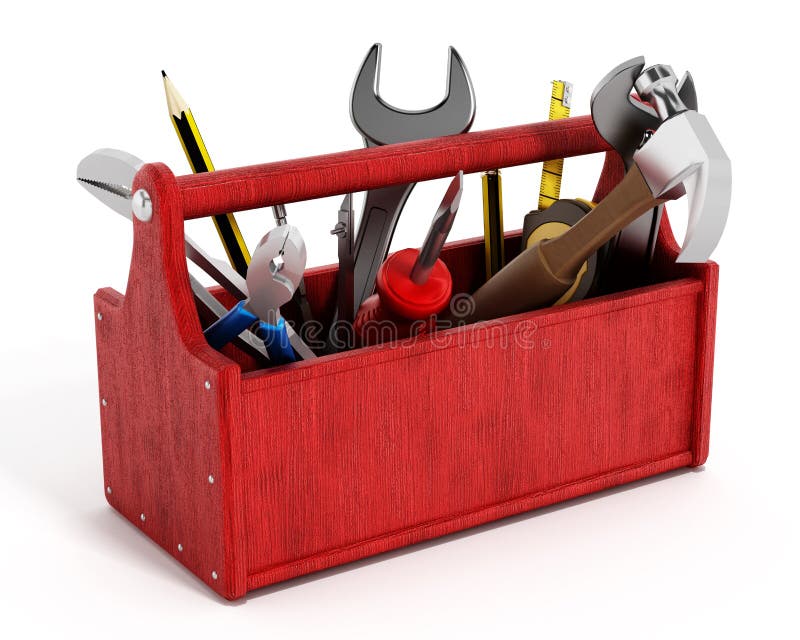 Toolbox Full of Tools stock vector. Illustration of cutters - 11231883