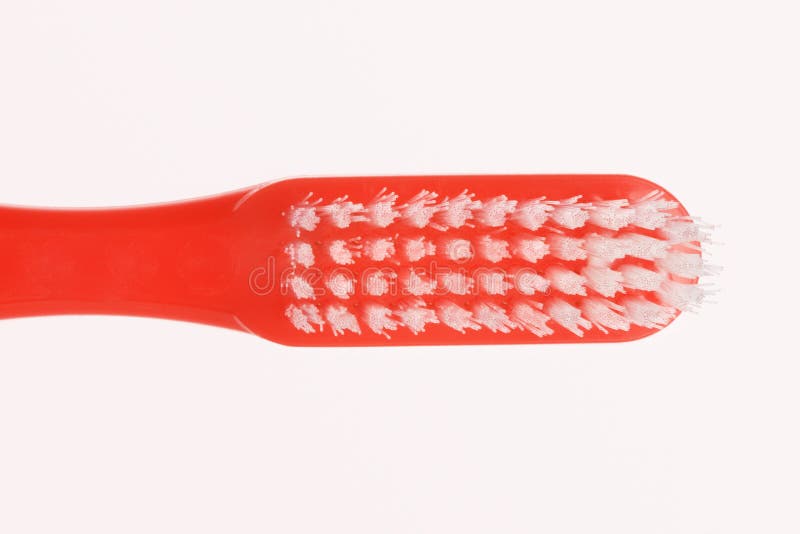 Red toothbrush stock photo. Image of tooth, white, dentist - 1869176