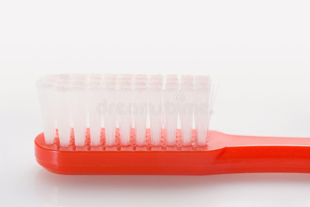 Red toothbrush stock image. Image of toothbrush, dentist - 1870045