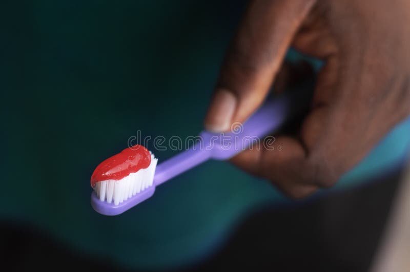Toothpaste stock photo. Image of hygiene, limb, oral - 266349154