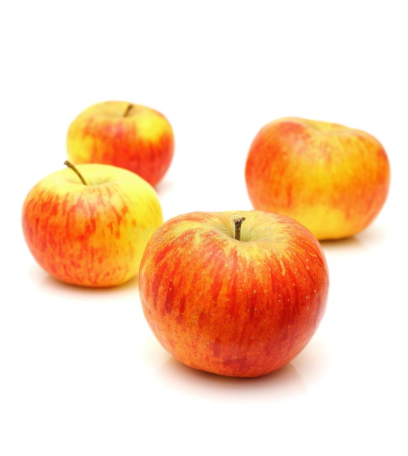 Red topaz apples stock image. Image of apple, white, background - 36746595