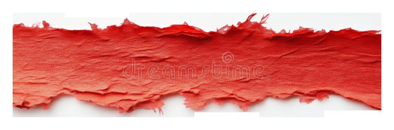 Red Torn Paper Texture on Transparent Background, Art and Design ...